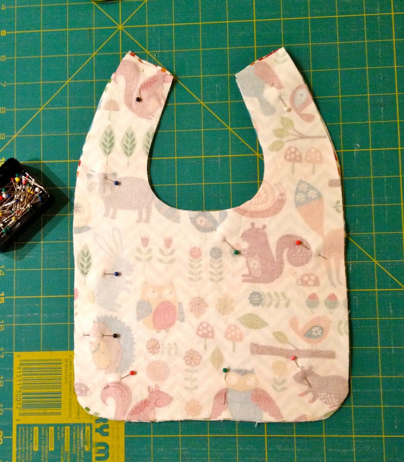 Baby Bib Sewing Pattern – Reusable DIY Tutorial (PDF Download) - Etsy