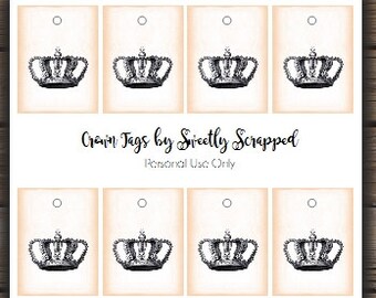 Vintage Shabby Tags DIY Paper Goods Craft by SweetlyScrappedArt