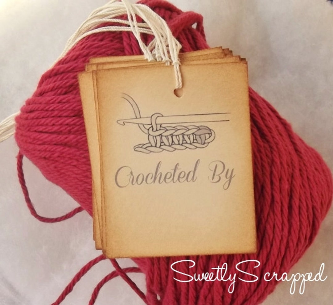 Crocheted by Tags, Labels, Gift Wrap, Packaging - Etsy