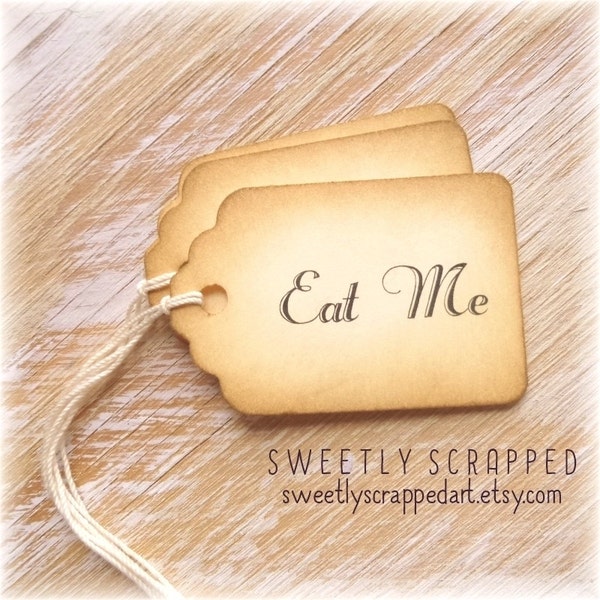 Eat Me Tags - Etsy