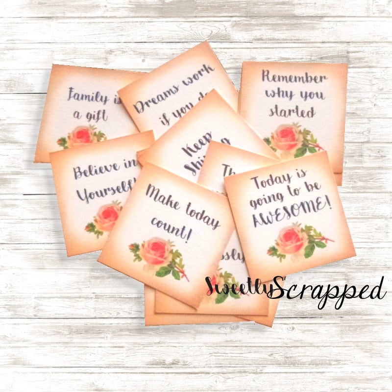 14 Mini Quote Cards ... Small / Planner / Journal Prompts/ | Etsy