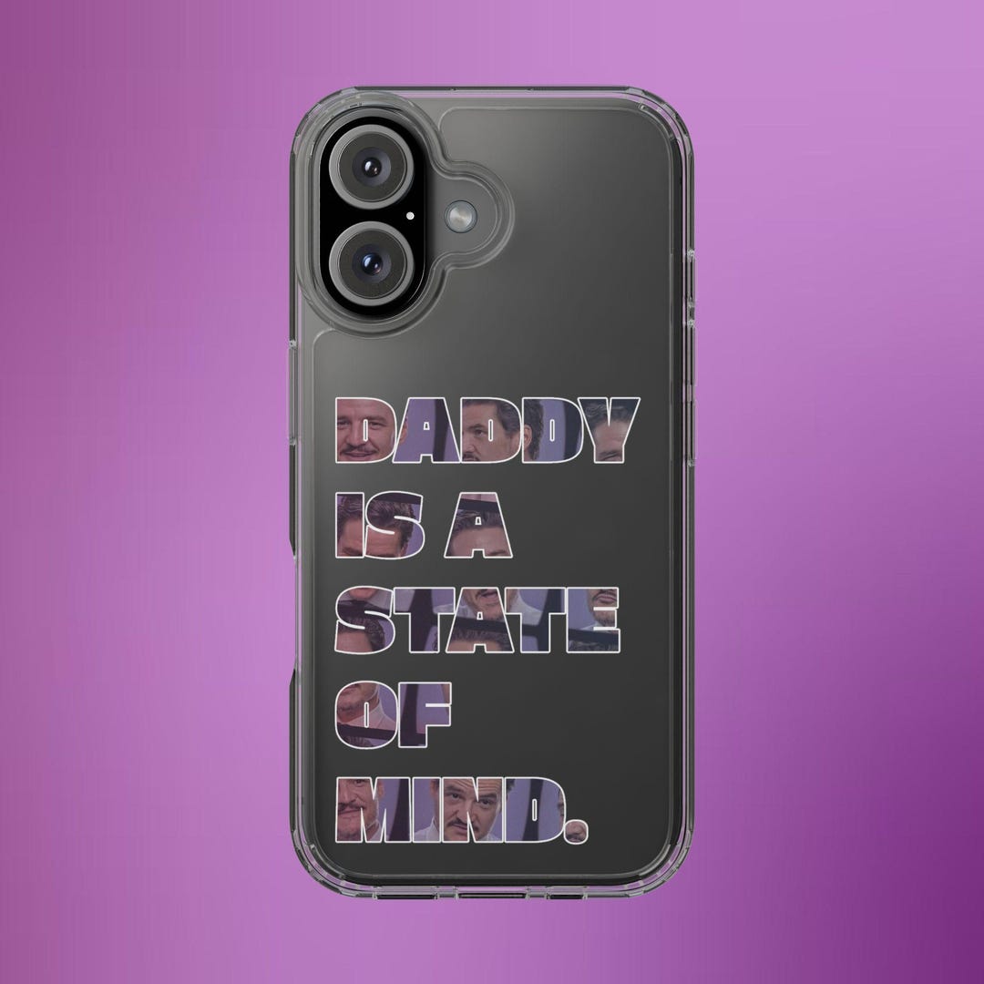 Pedro Pascal Fan Art iPhone Case: Clear Protective Design - Etsy UK