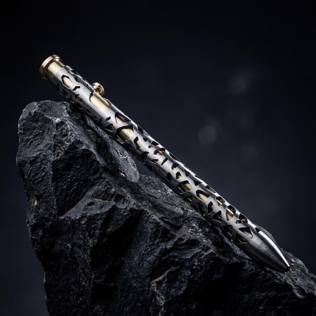 Tytanix Void – 3D Printed Titanium Bolt Action Pen, Ti6al4v Aerospace ...
