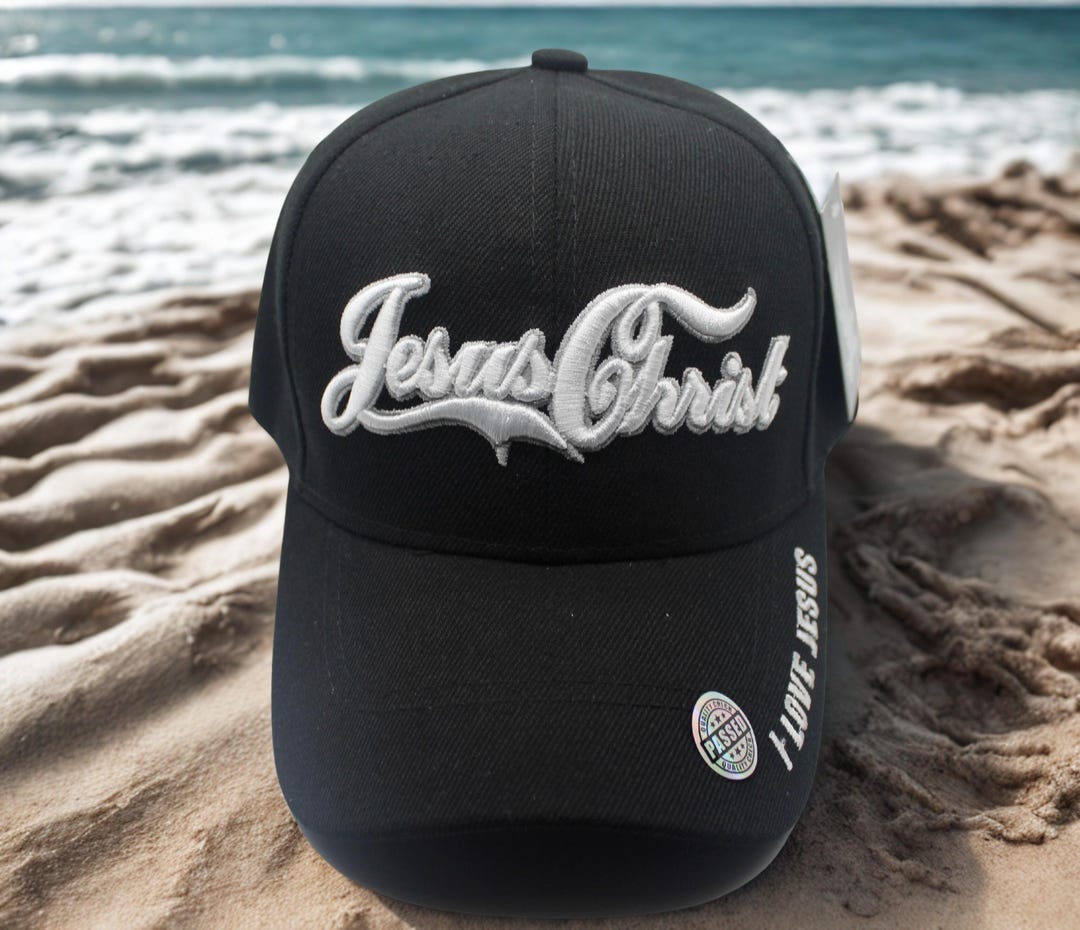 Jesus Christ Hat. Jesus Christ Baseball Cap, Jesus Christ Embroidered ...