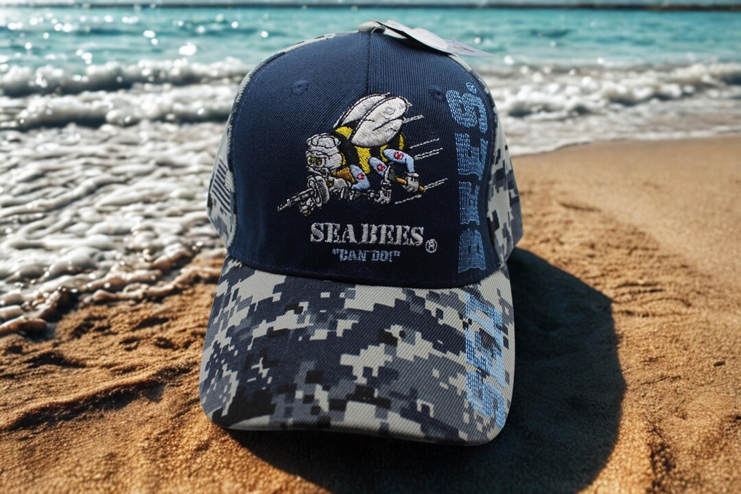 Navy Seabees Hat “can Do” Digital Camo Cap, US Navy Veteran Military ...