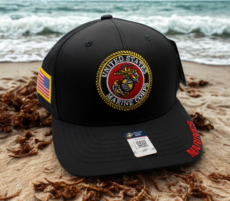 Deluxe U.S. Marines Baseball Cap – Embroidered USMC Military Hat Semper ...
