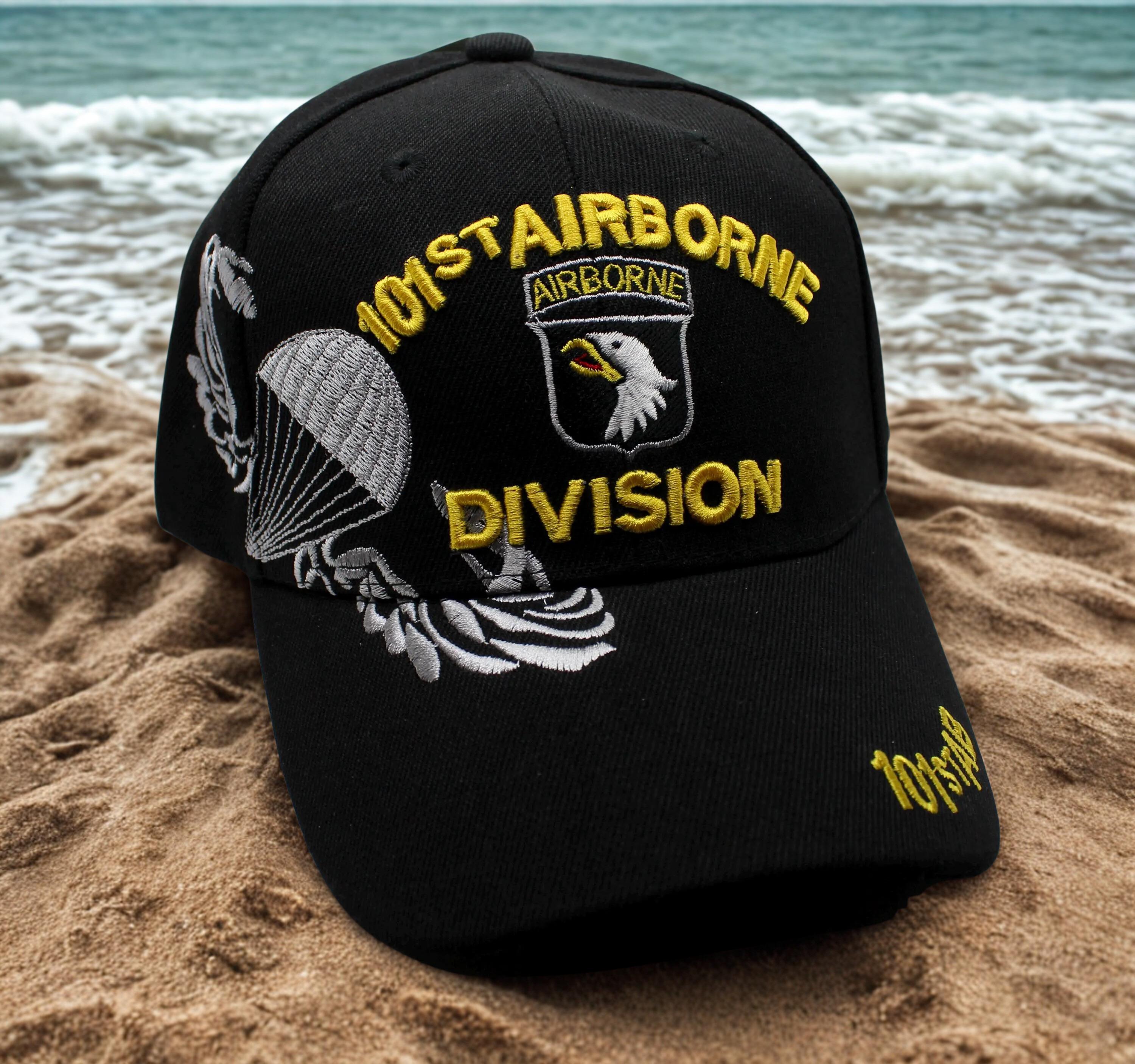 US Army 101st Airborne Division Cap, Army Hat With Paratrooper & Eagle ...