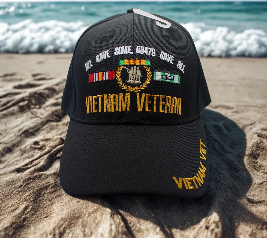 Vietnam War Veteran Cap, All Gave Some 58470 Gave All Hat. Vietnam ...
