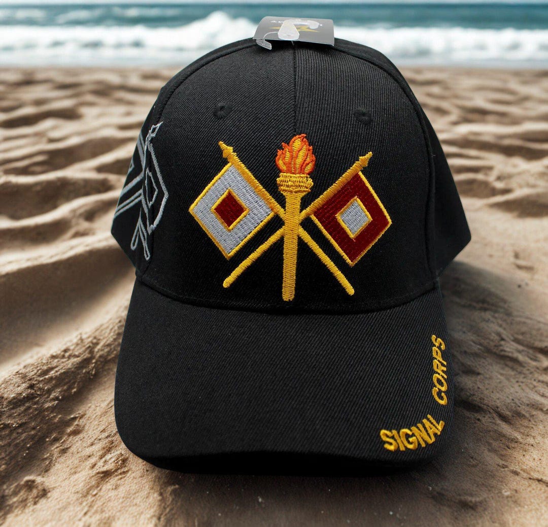 U.S. Army Signal Corps Hat, Signal Corps Embroidery Army Hat, Official ...