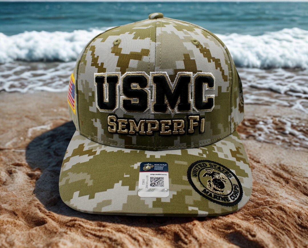 Deluxe USMC Semper Fi Baseball Cap. Embroidered USMC Military Hat ...
