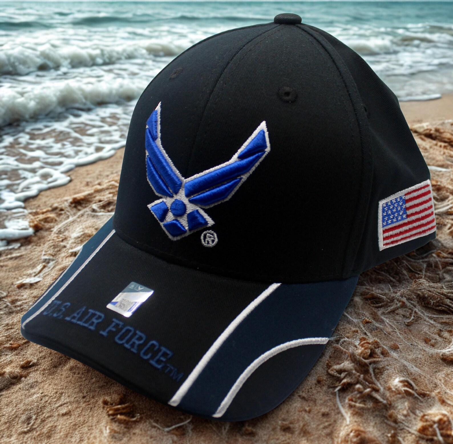 U.S Air Force Baseball Cap, Veteran Hat. USAF Black Hat, U.S Air Force ...