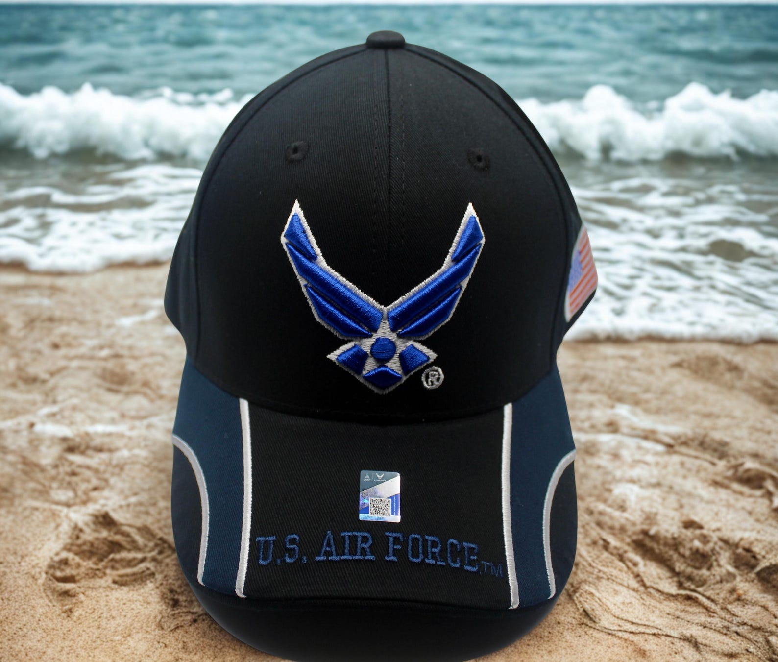 U.S Air Force Baseball Cap, Veteran Hat. USAF Black Hat, U.S Air Force ...