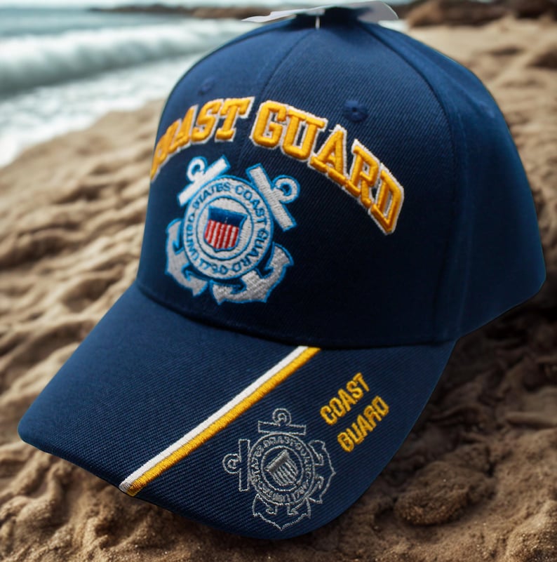 U.S Coast Guard Blue Hat. USCG Baseball Cap. Adjustable USCG Cap ...