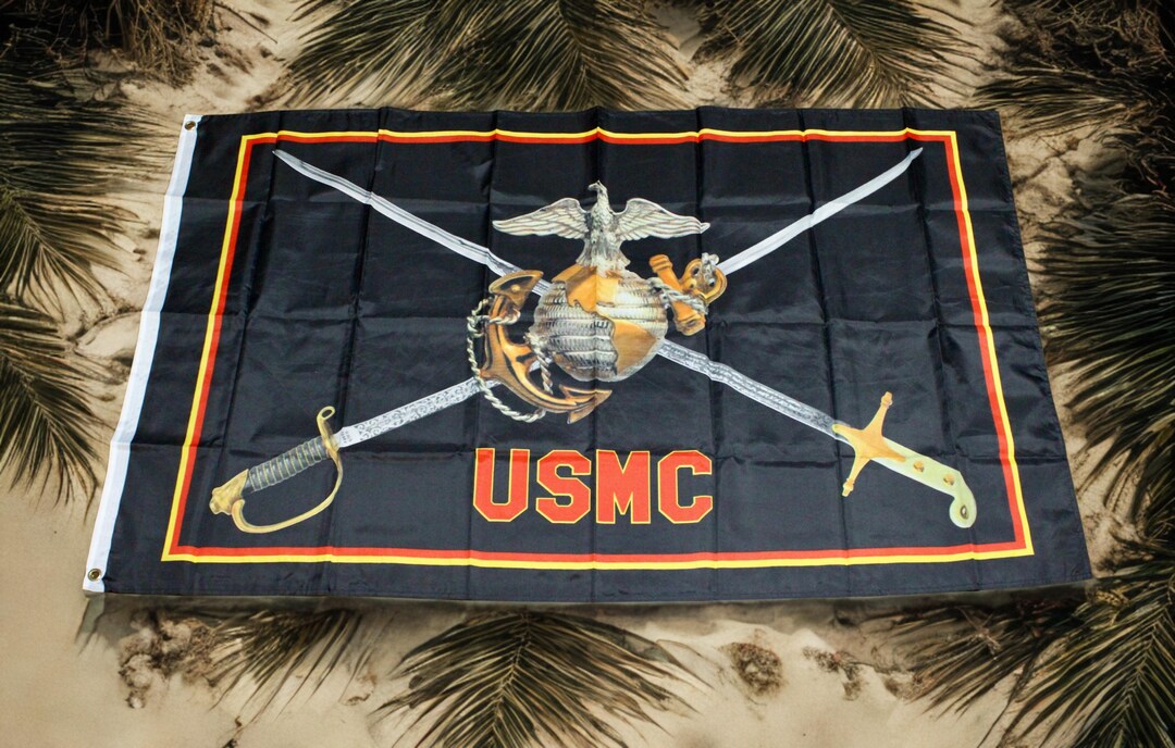 U.S. Marine Corps Flag – 3x5 Ft. U.S Marine Corps Red Flag – USMC ...