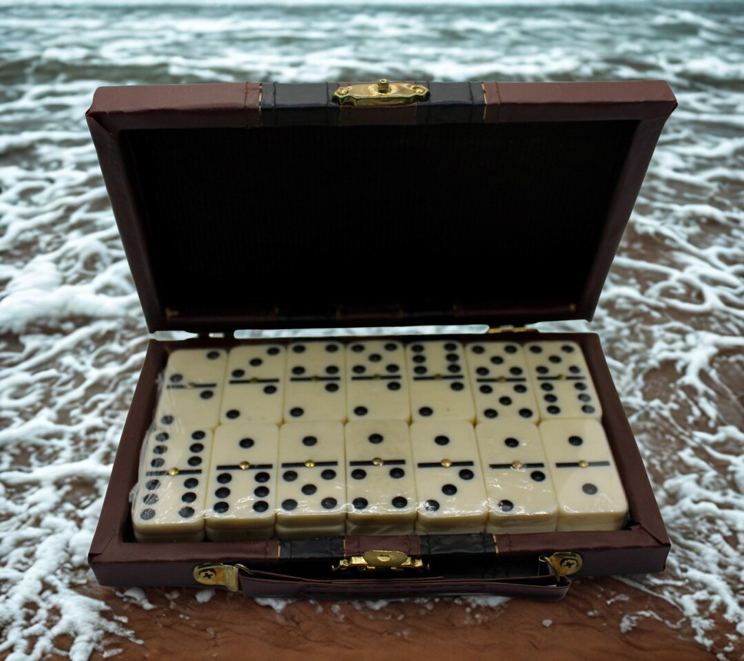 Dominoes Set. Classic Tabletop Game. Perfect for Family Game Night ...