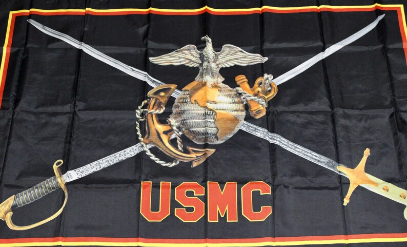 U.S. Marine Corps Flag – 3x5 Ft. U.S Marine Corps Red Flag – USMC ...