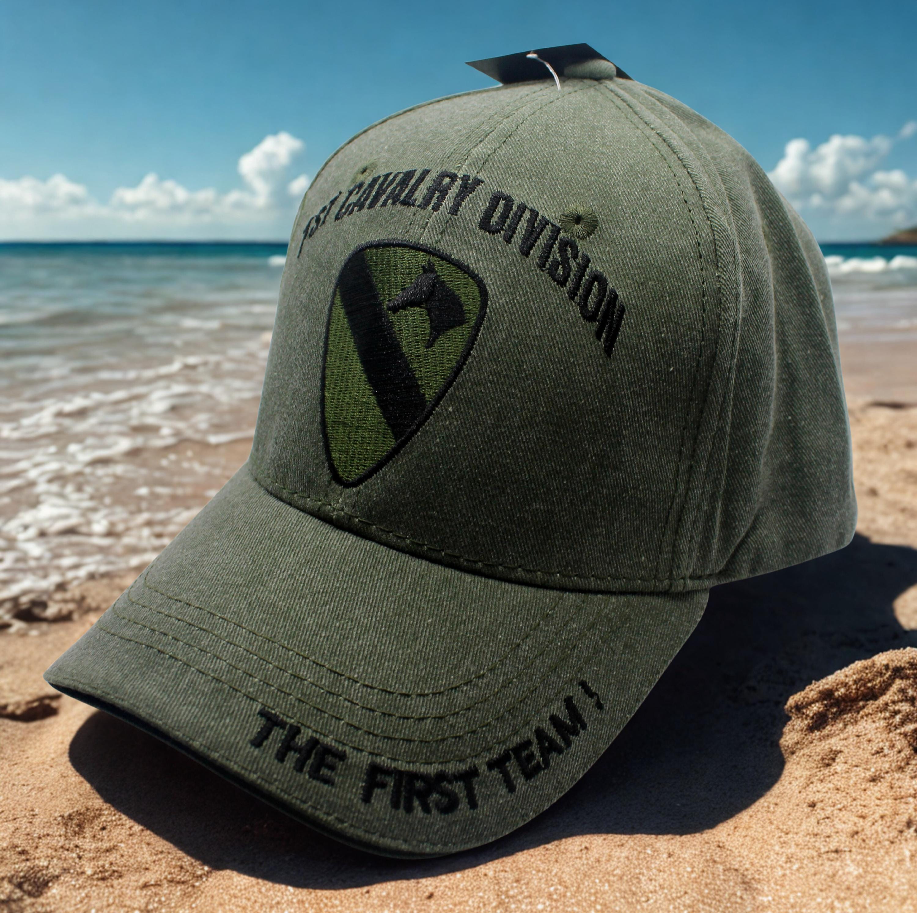 US Army 1st Cavalry Division Hat. U.S. Army Veteran Military Cap. US ...