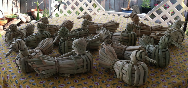 Tule Duck Decoys Reed Duck Decoys Home Decor Fiber art | Etsy