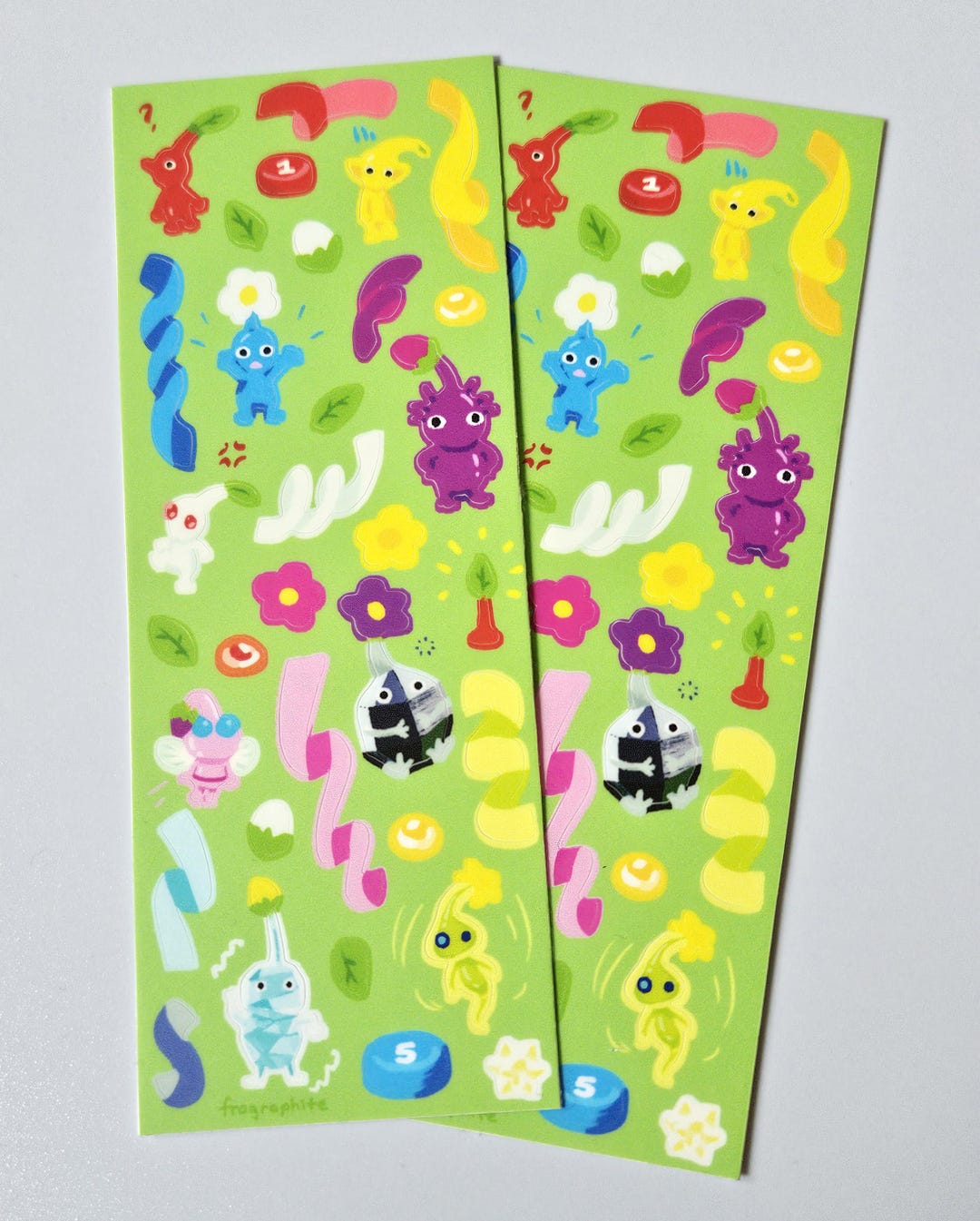 Pikmin Deco Sticker Sheet PREORDER - Etsy