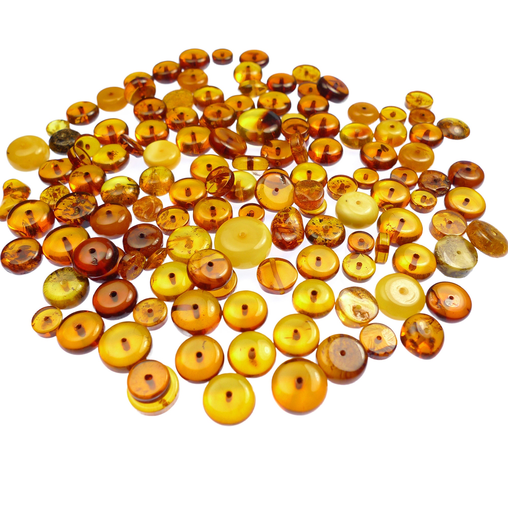 Amber Beads Color Mix 1 Lot - Etsy