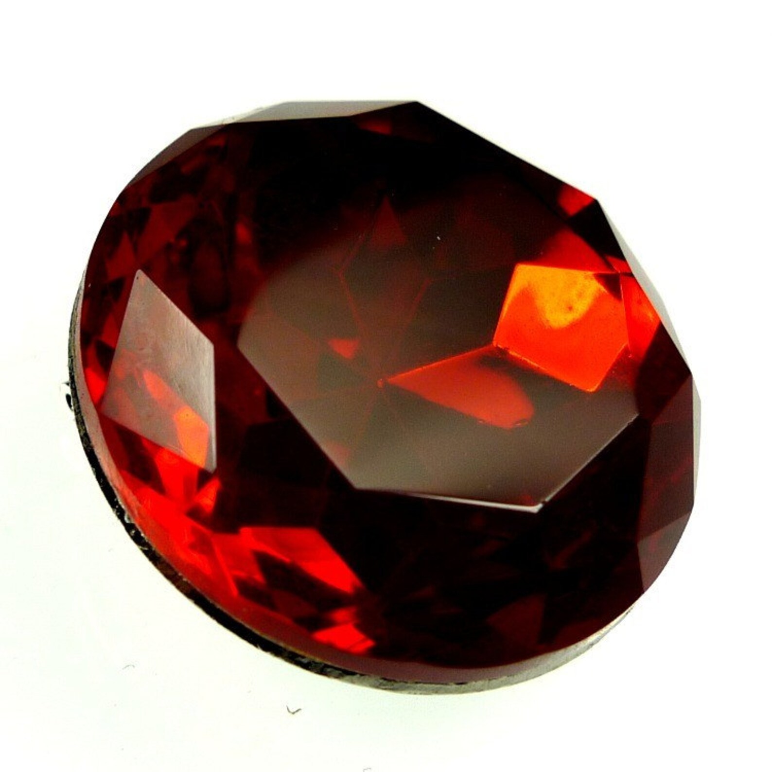 Red Crystal Pendant - Etsy