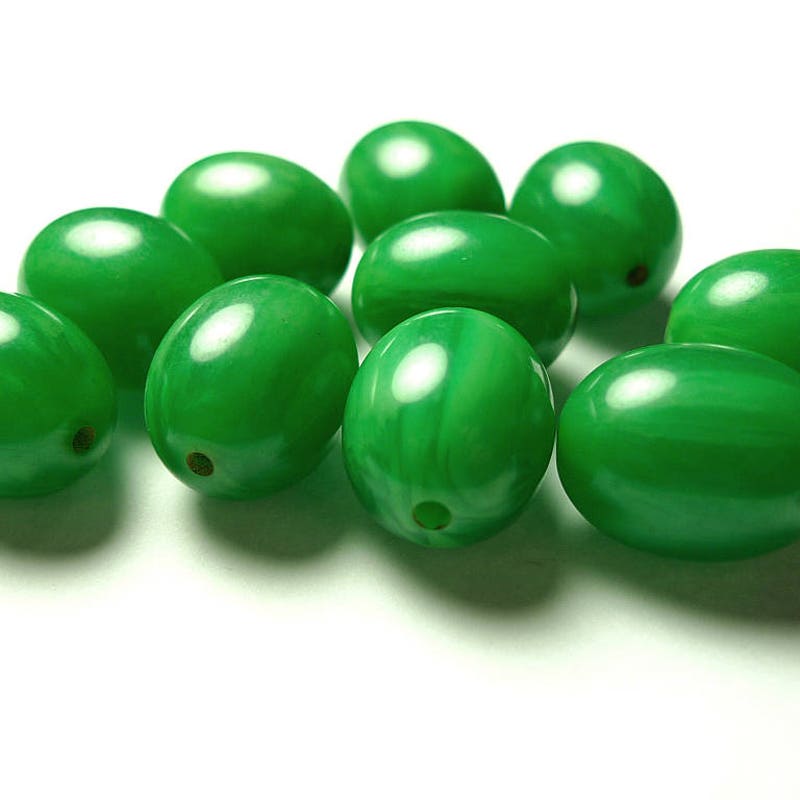 Oval Plastic Beads - Etsy
