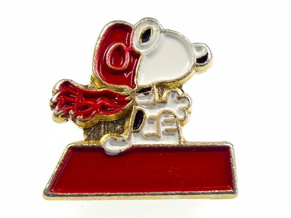 Snoopy Metal Button the Pilot Collectible Enamel From JHB 1pc | Etsy