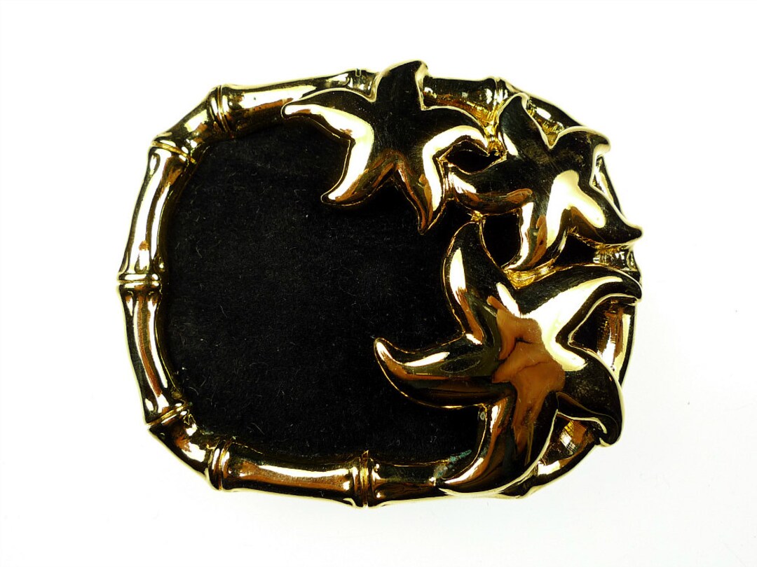 Belt Buckles, Vintage Gold Tone Starfish - Etsy
