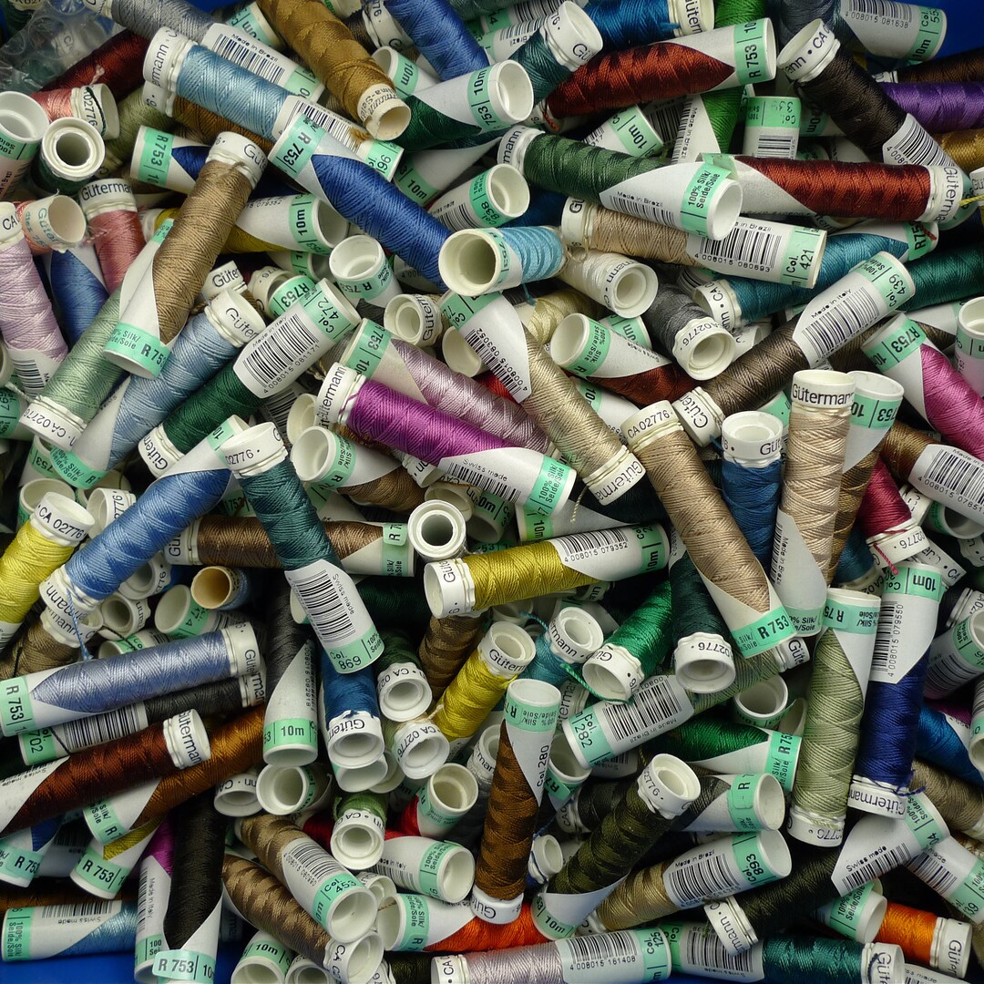 Silk Thread, 20 Spools Buttonhole Silk RANDOM Assorted Colors - Etsy ...