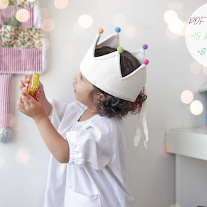 Fabric Crown Sewing Pattern PDF | Kids & Adult Sizes | Birthday Crown ...