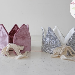Fabric Crown Sewing Pattern PDF | Kids & Adult Sizes | Birthday Crown ...