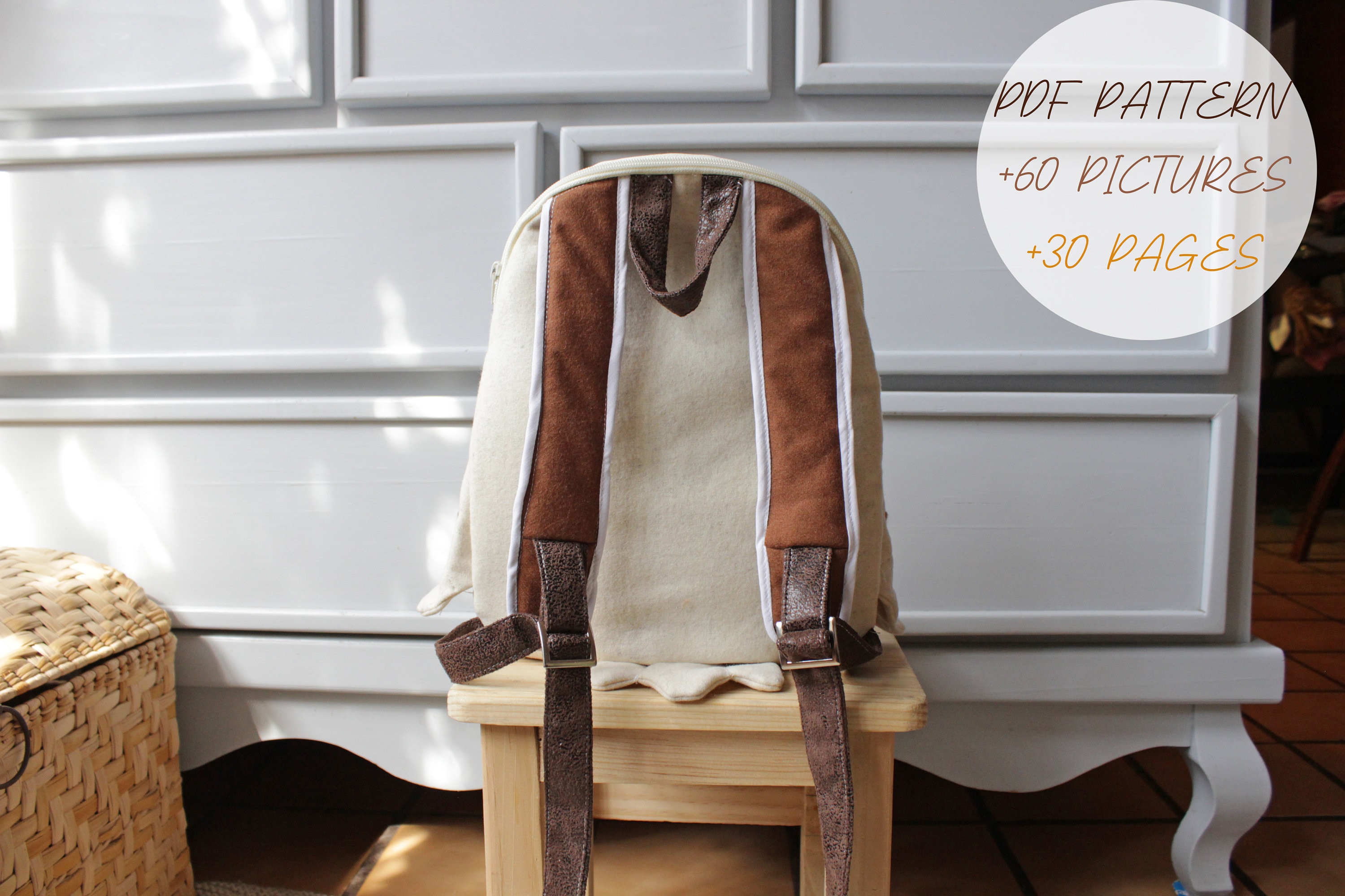 Owl Backpack Sewing Pattern: DIY Kids Backpack (PDF Digital Manual) - Etsy
