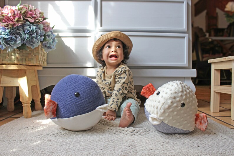 Puffer Fish Soft Toy, PDF Sewing Directions . From Beginners Up, DIY ...
