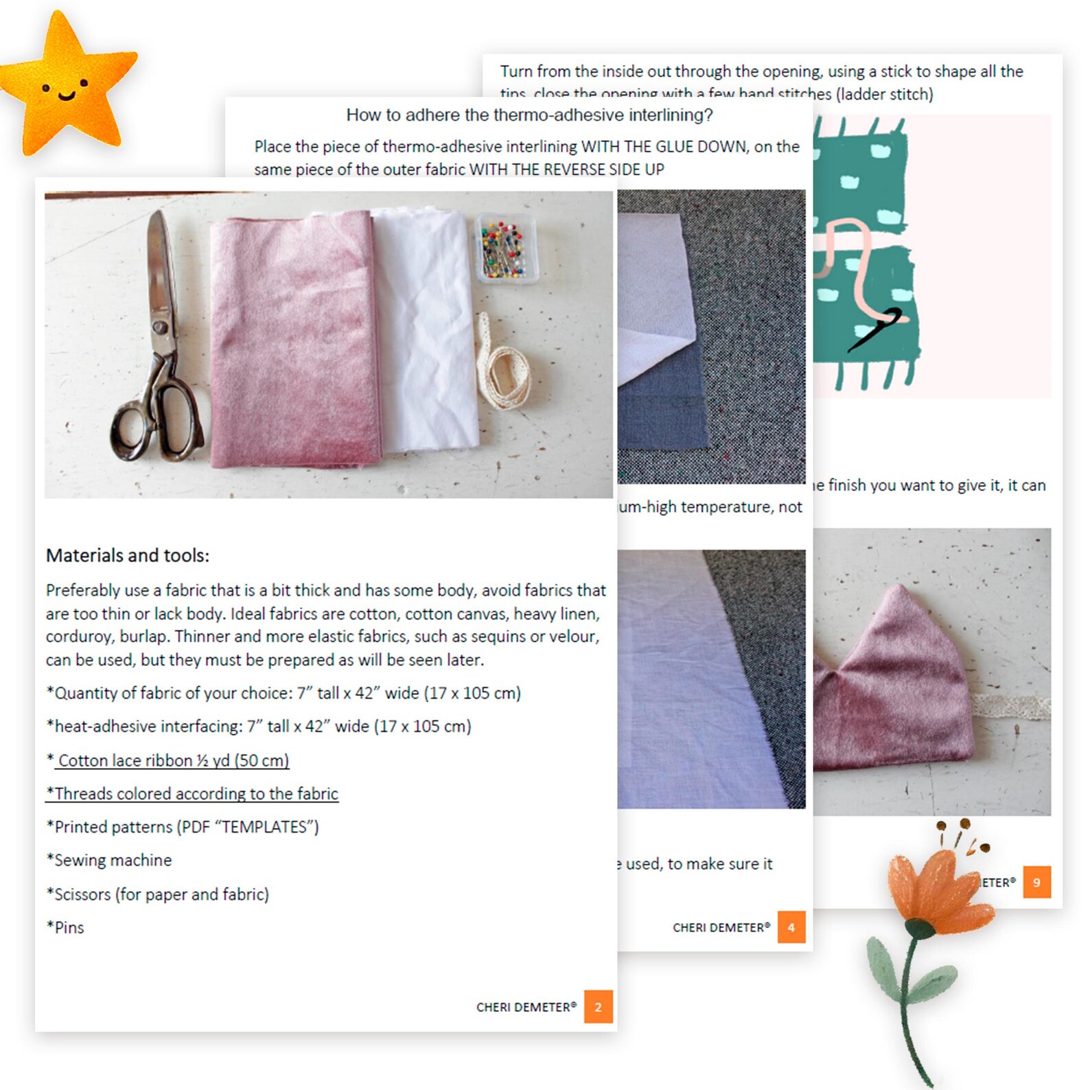 Fabric Crown Sewing Pattern PDF | Kids & Adult Sizes | Birthday Crown ...