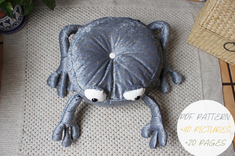 Frog Floor Cushion Sewing Pattern: DIY Kids Room Decor (PDF Pattern) - Etsy