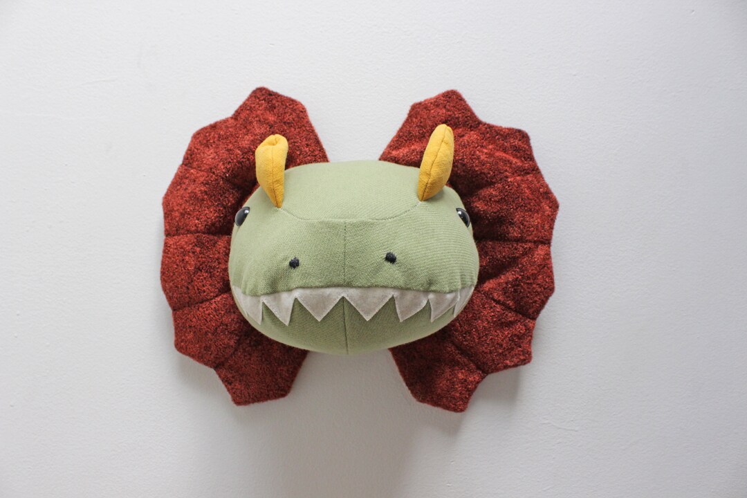 DIY Dilophosaurus Head Sewing Pattern: Jurassic Wall Art (PDF) - Etsy