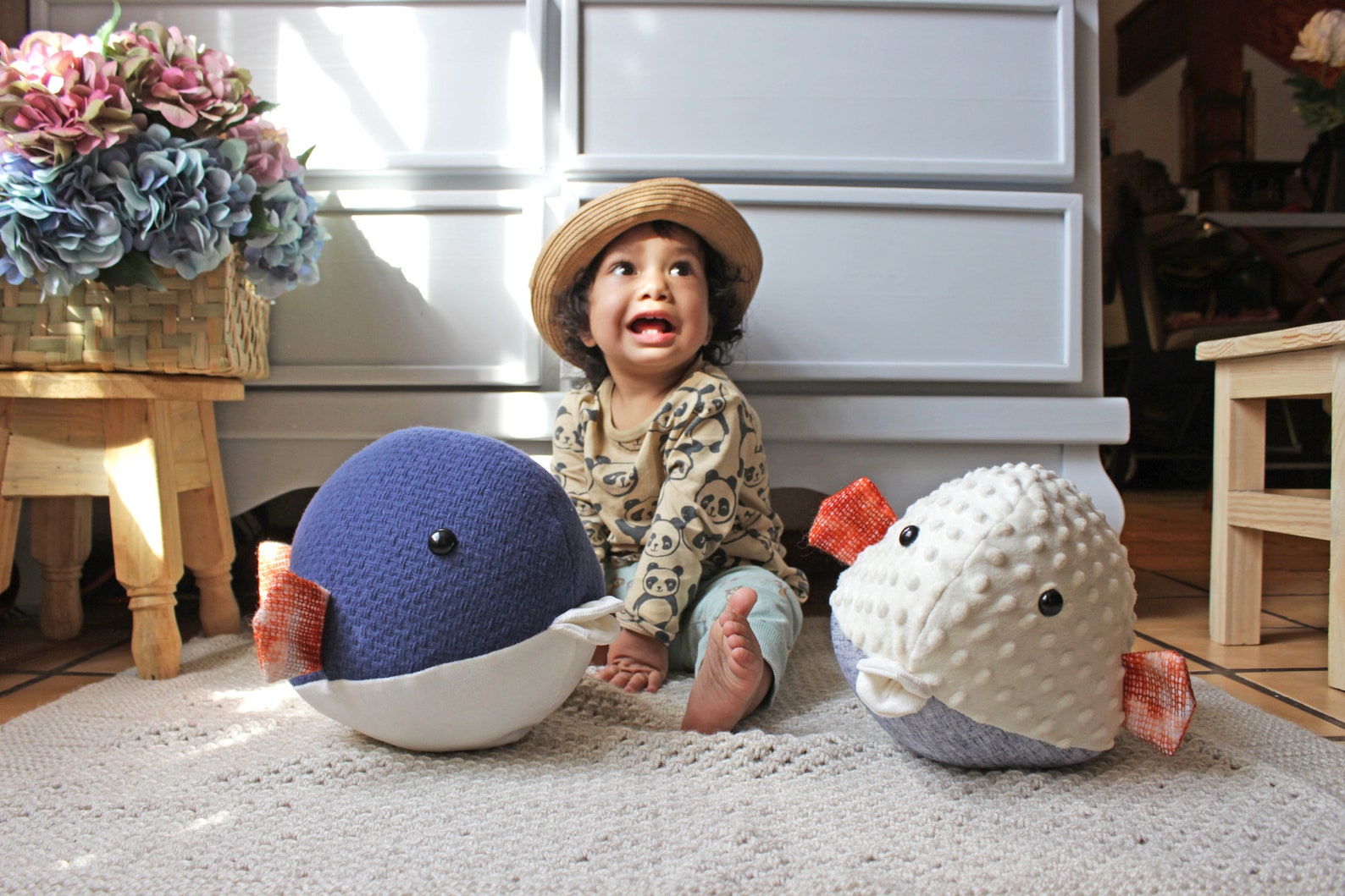 Puffer Fish Soft Toy, PDF Sewing Directions . From Beginners Up, DIY ...
