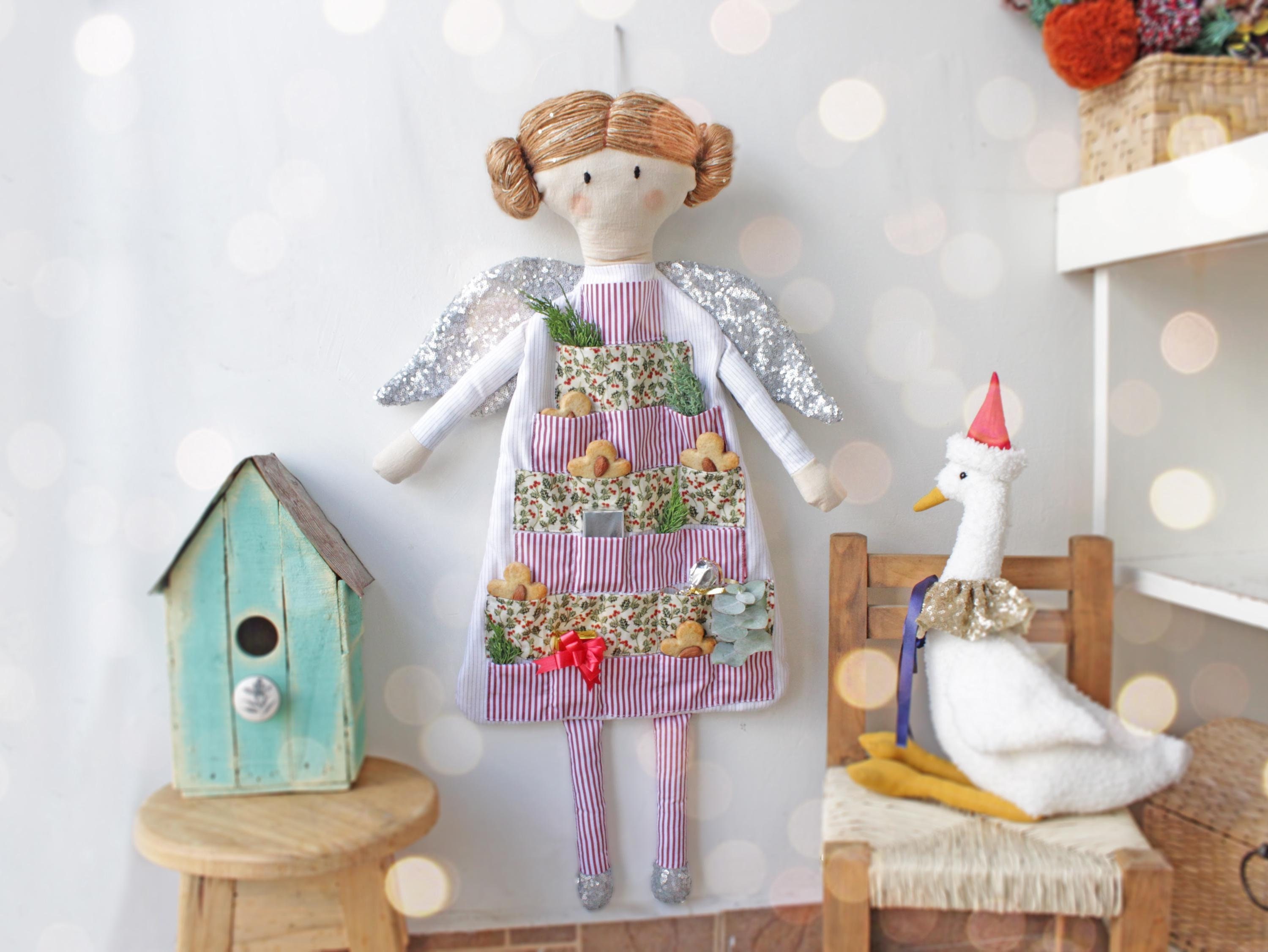 Advent Angel Calendar Sewing Pattern: Christmas Decor Tutorial (PDF ...