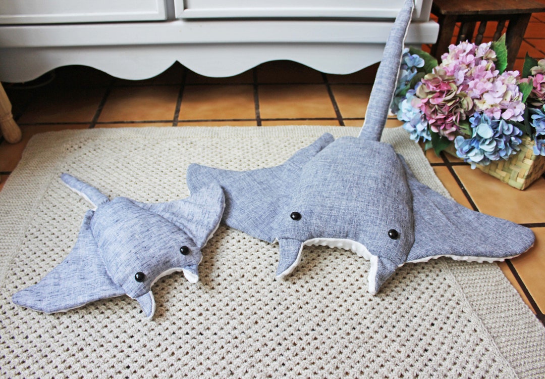 Stingray Soft Toy Sewing Pattern – 2 Sizes! Perfect for Beginners, DIY ...