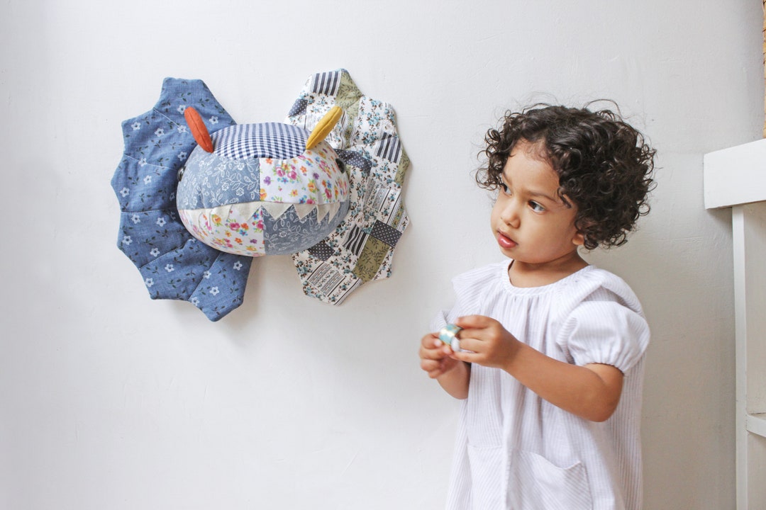 DIY Dilophosaurus Head Sewing Pattern: Jurassic Wall Art (PDF) - Etsy