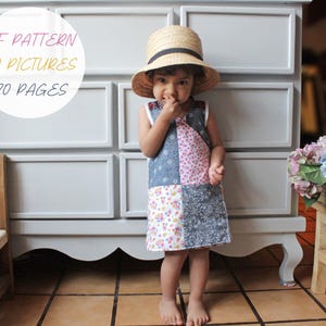 Reversible Patchwork Dress PDF Pattern: Easy Sewing (9-24 Months) - Etsy