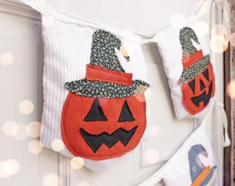 Boo Garland Sewing Pattern: Rustic Halloween Bunting DIY (PDF) - Etsy