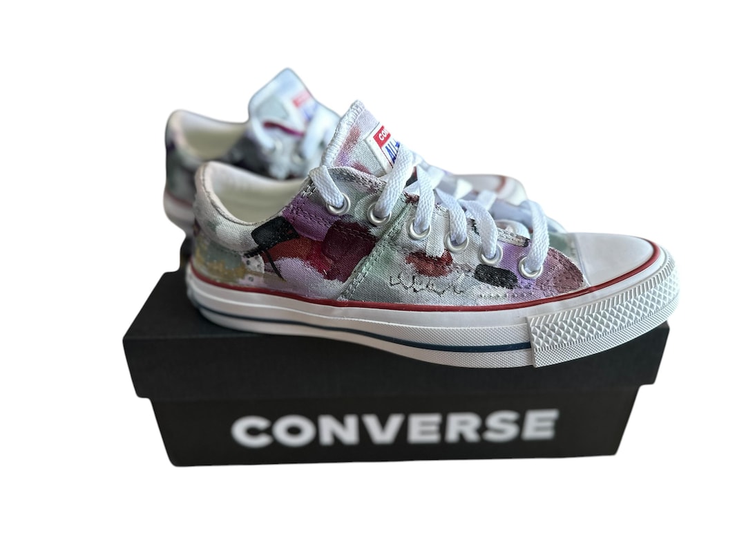 Custom Painted Converse Shoes, Wearable Urban Art - Etsy