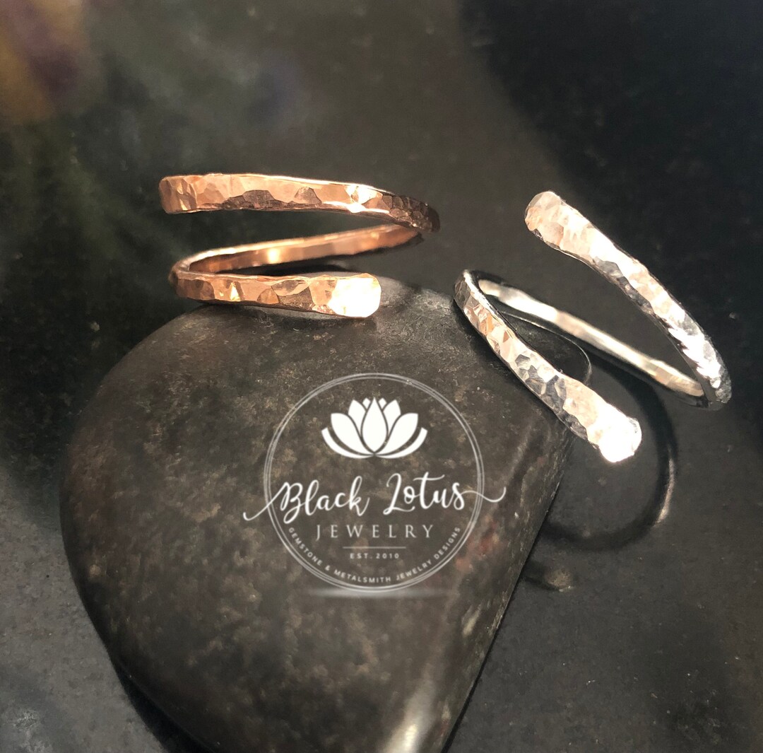 Bypass Ring, Sterling Silver Thumb Ring, Gold Bypass Ring, Rose Gold ...