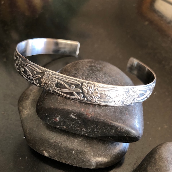 Floral Cuff Bracelet - Etsy