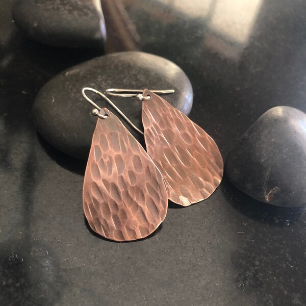 Copper Earrings - Etsy