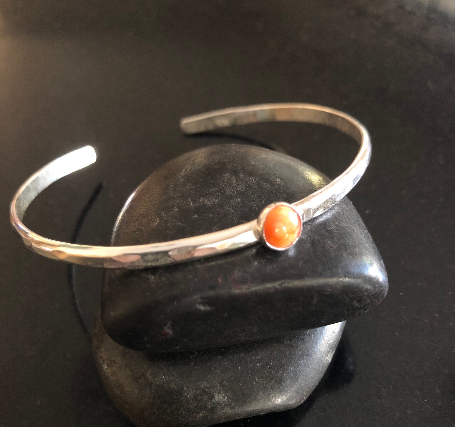 Spiny Oyster Shell and Sterling Silver Cuff Bracelet - Etsy