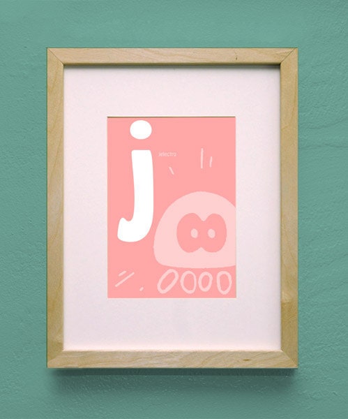 Letter J (jelectro) Mario Brothers ABC Alphabet Letters - Etsy