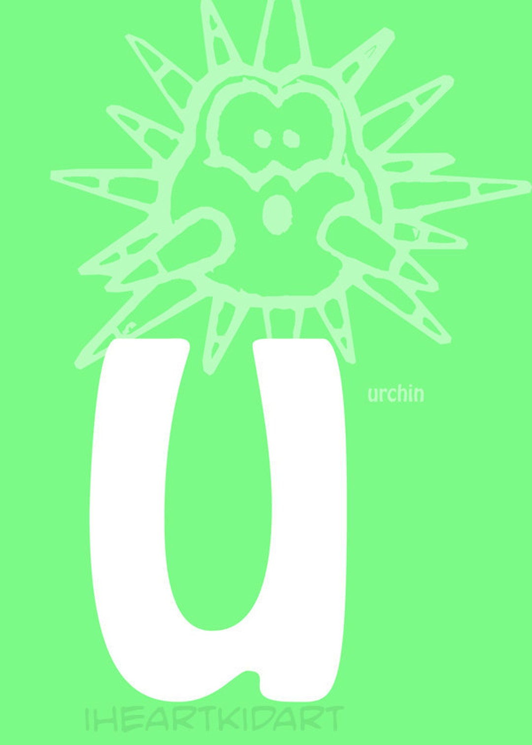 Letter U (urchin) Mario Brothers ABC Alphabet Letters - Etsy