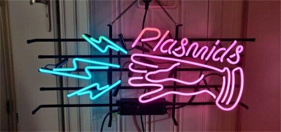 Bioshock Plasmids Neon Sign: Hand-made Glass, Beer Bar Decor (20"x10 ...
